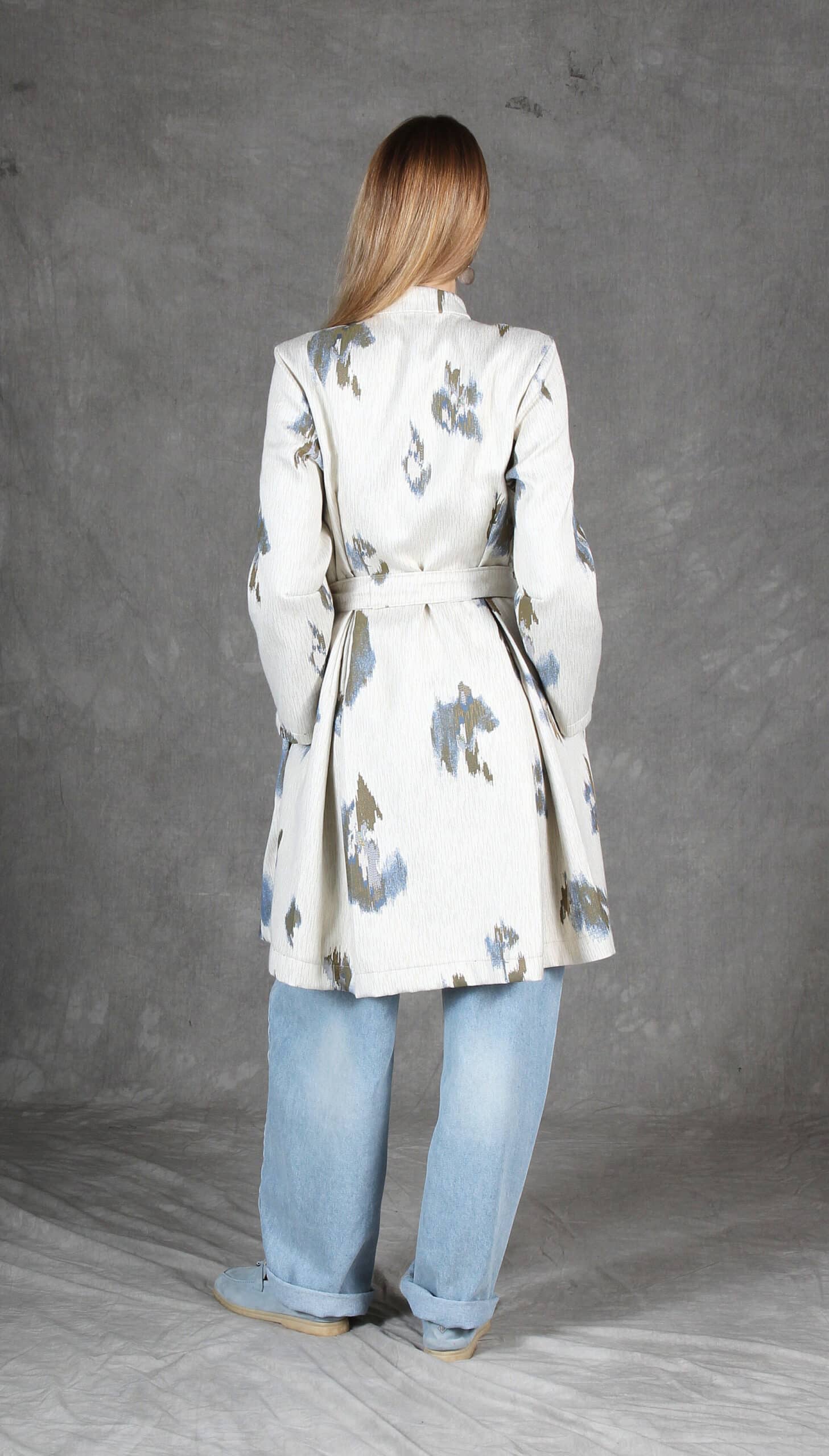 Pleated Coat Sewing Pattern for Women | AinaSewingPatterns