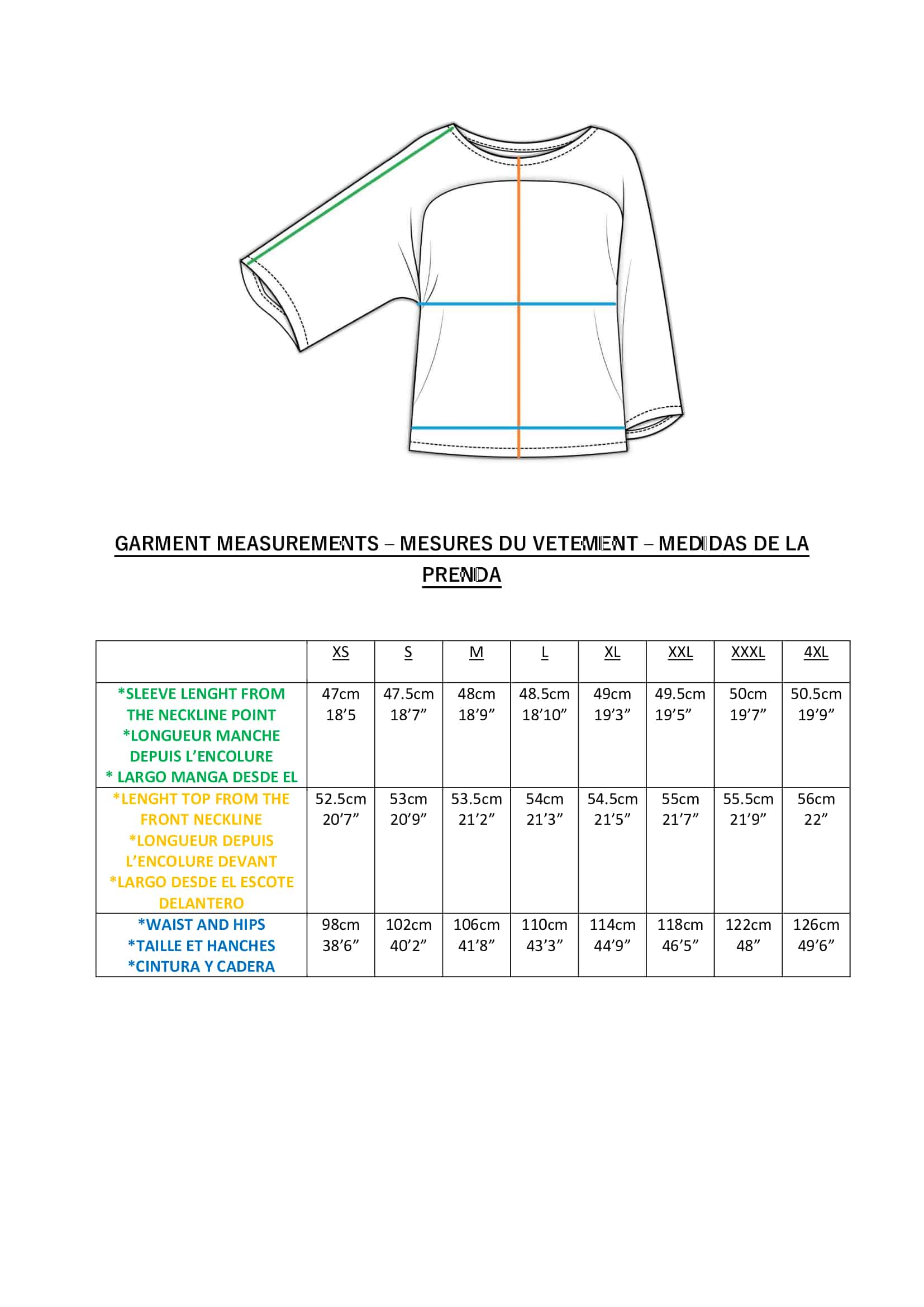 Women's Top Sewing Pattern | PDF Pattens | AinaSewingPatterns