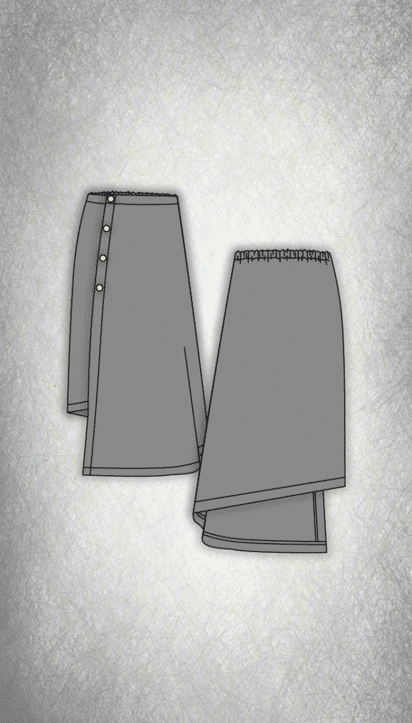 Flared Skirt Sewing Pattern for Women | AinaSewingPatterns