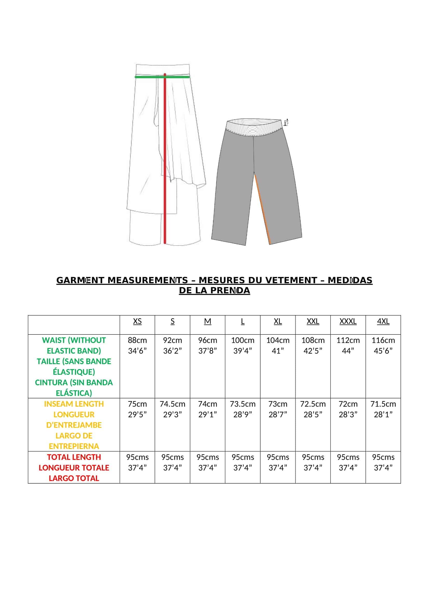 Pants with Skirt Overlay Sewing Pattern | AinaSewingPatterns