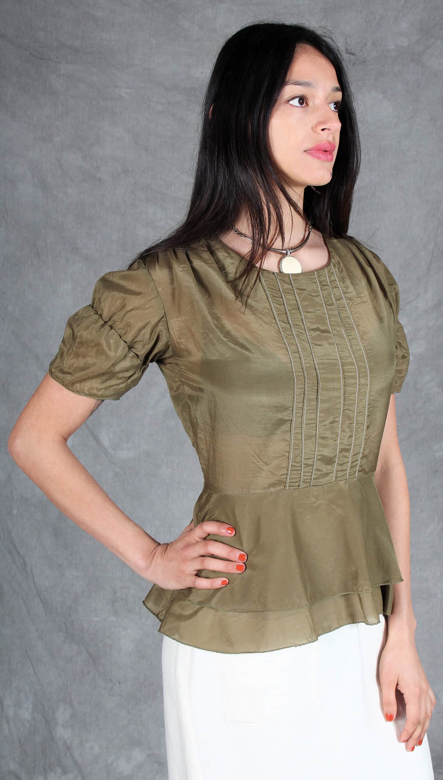 Long Dress with Ruffles Sewing Pattern | AinaSewingPatterns
