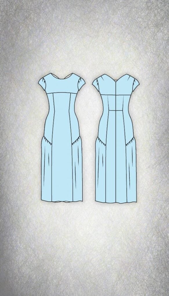Bodycon Pattern Dress | AinaSewingPatterns