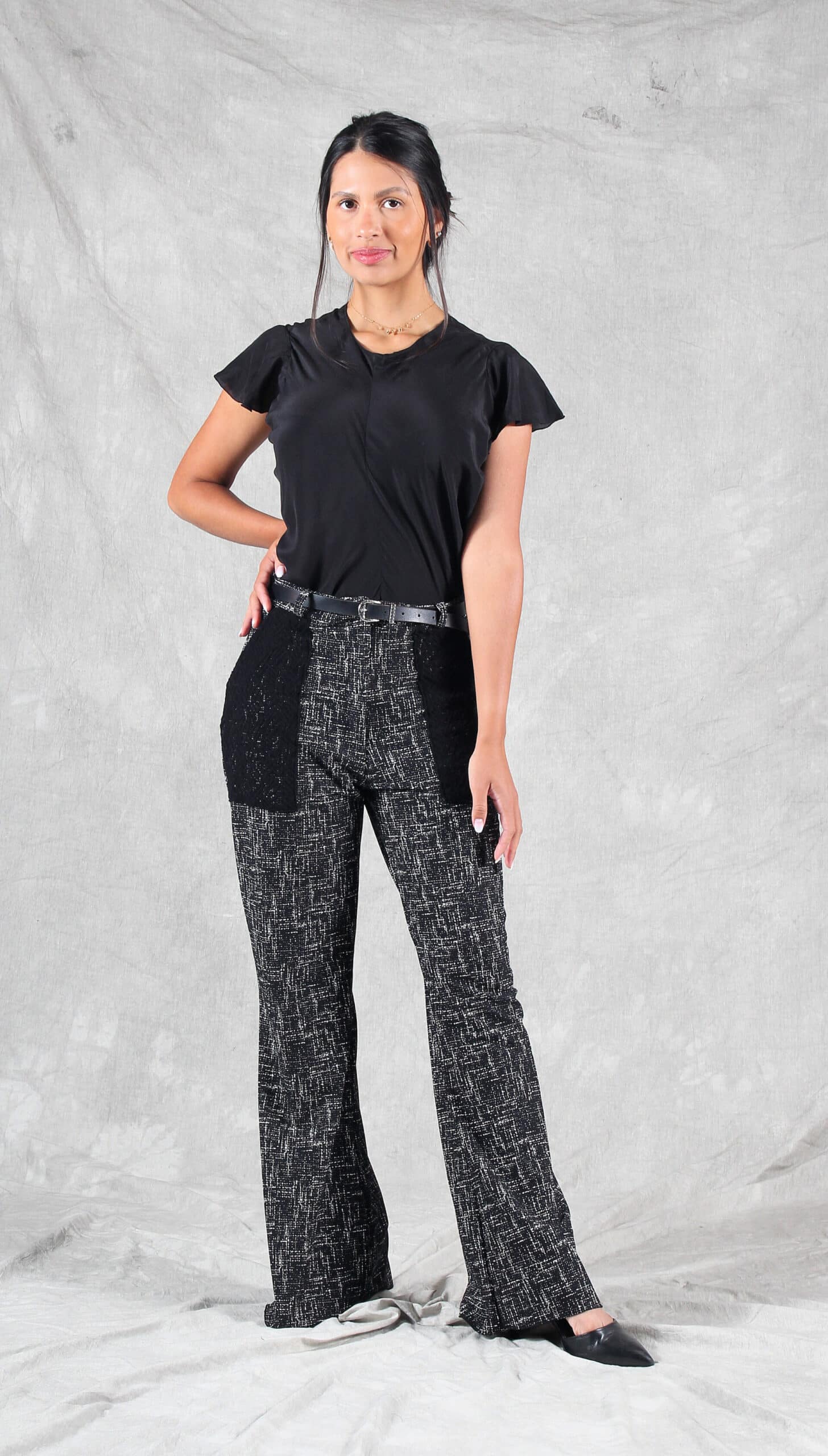 Easy Flared Women Pants Sewing Pattern | AinaSewingPatterns